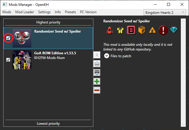 PC - Steam and Epic Setup Guide | KH2Randomizer